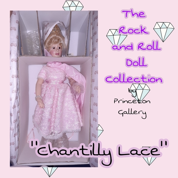 Princeton Gallery | Accents | Nos Porcelain Doll Chantilly Lace | Poshmark